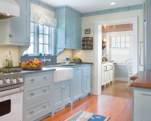 20 Gorgeous Blue Themed Kitchen Design Ideas