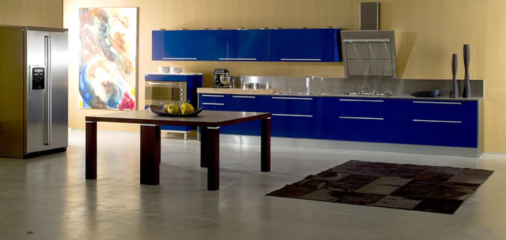 20 Gorgeous Blue Themed Kitchen Design Ideas