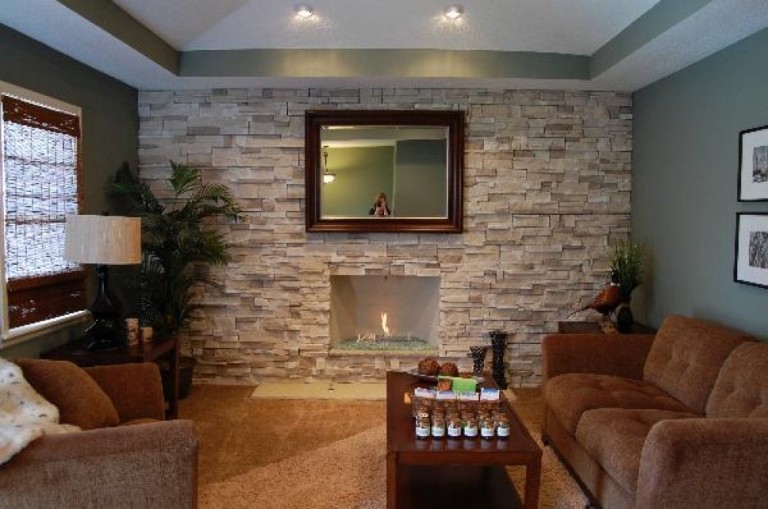 20 Amazing Stone Fireplace Designs