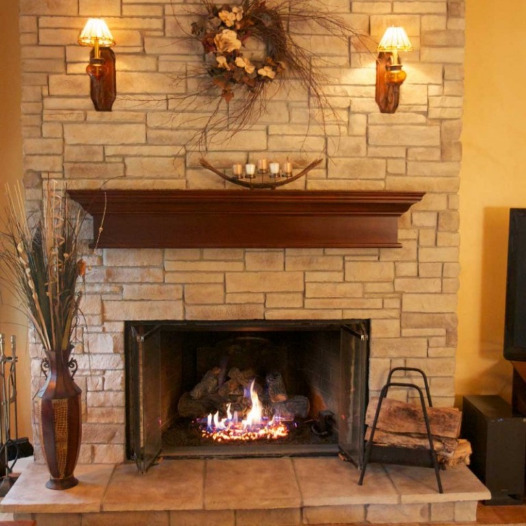 20 Amazing Stone Fireplace Designs