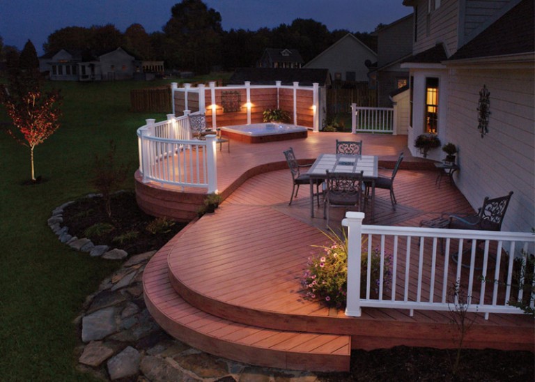 20 Beautiful Backyard Wooden Patio Ideas