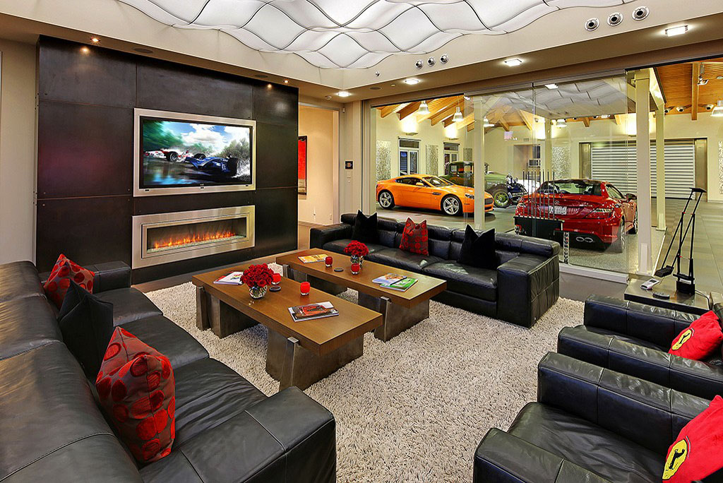 20 Cool Living Spaces Inside Of Garages