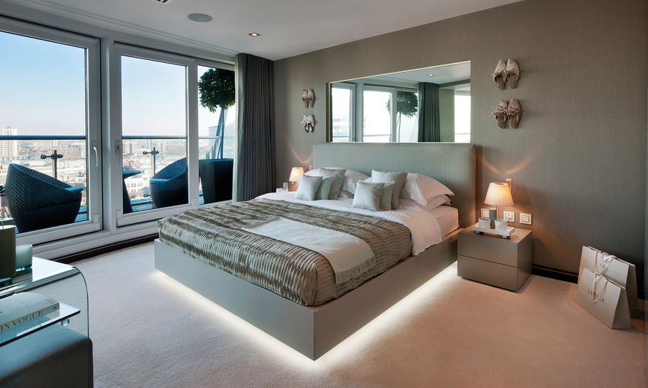 20 Beautiful Bedrooms With Floating Beds