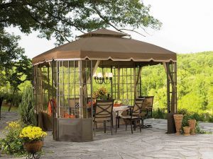 20 Beautiful Yards With Outdoor Canopy Designs