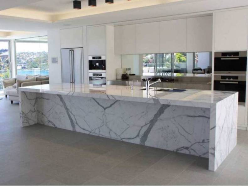 20 Beautiful Marble Kitchen Countertops