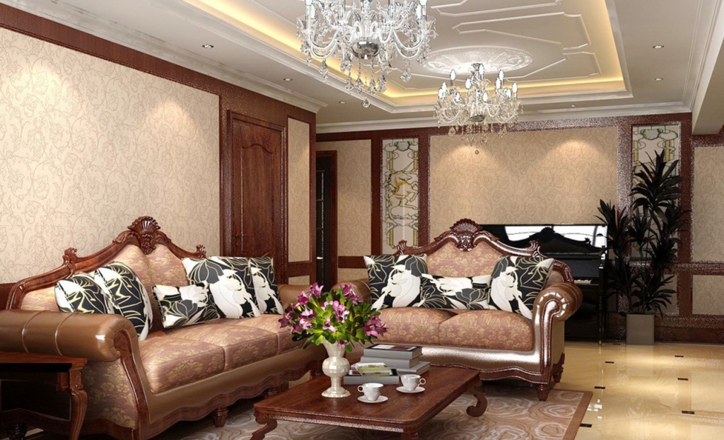 20 Living Room Designs With Beautiful Chandeliers