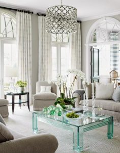 20 Living Room Designs With Beautiful Chandeliers