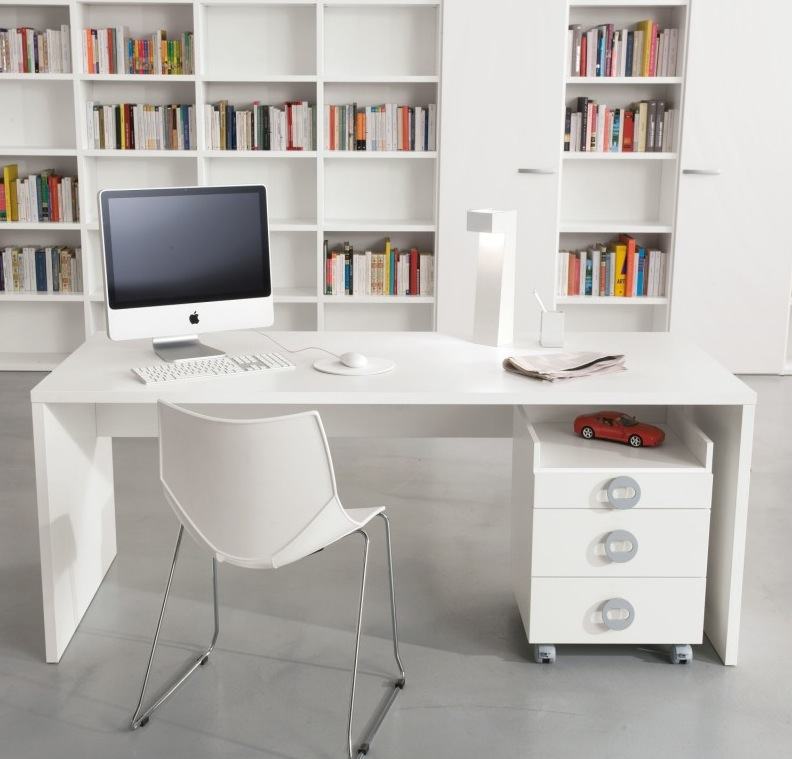 20 Beautiful White Desk Designs For Your Office
