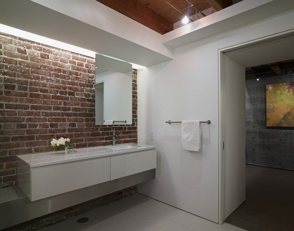 20 Bathroom Designs With Brick Walls