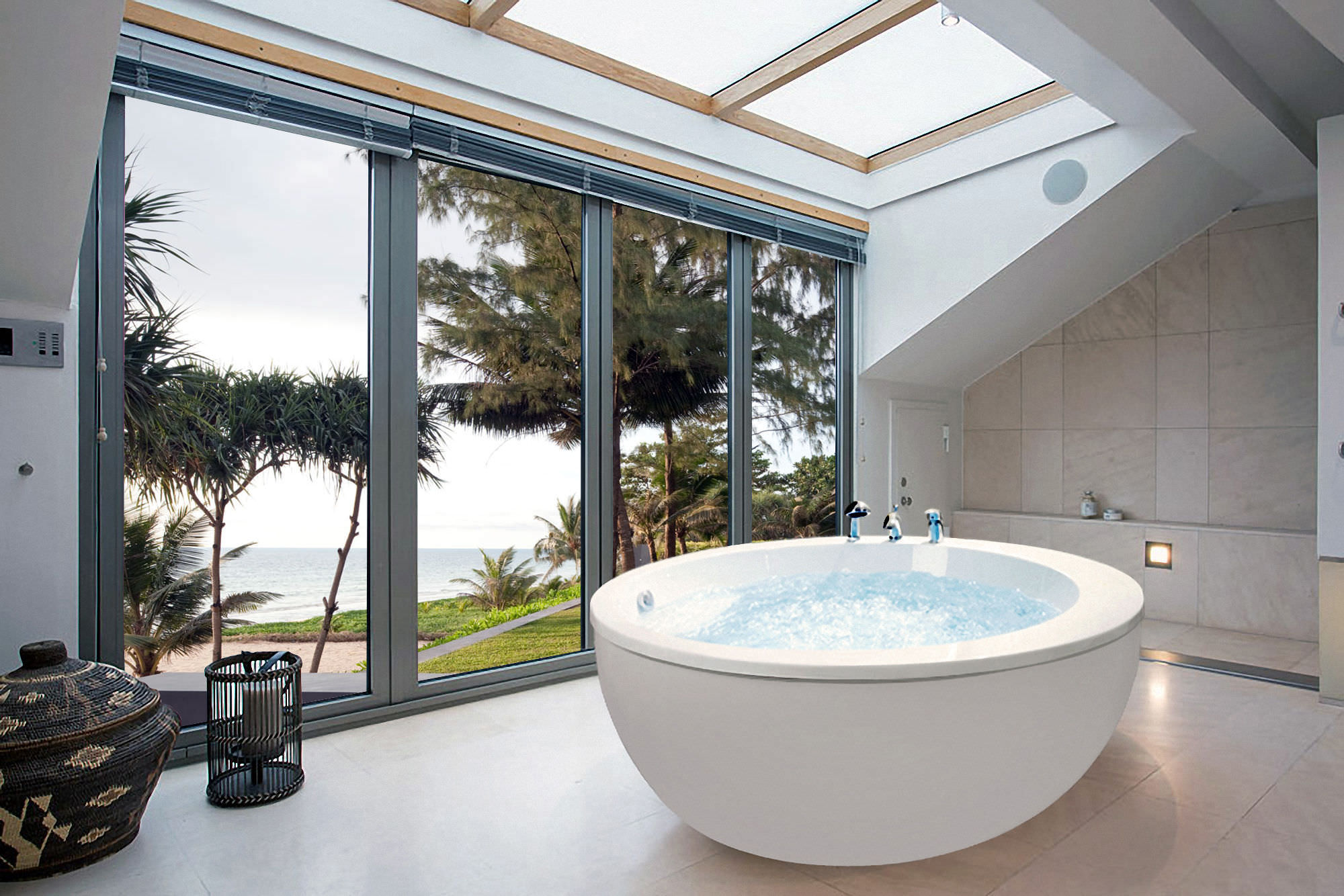20 Bathrooms With Beautiful Round Tubs