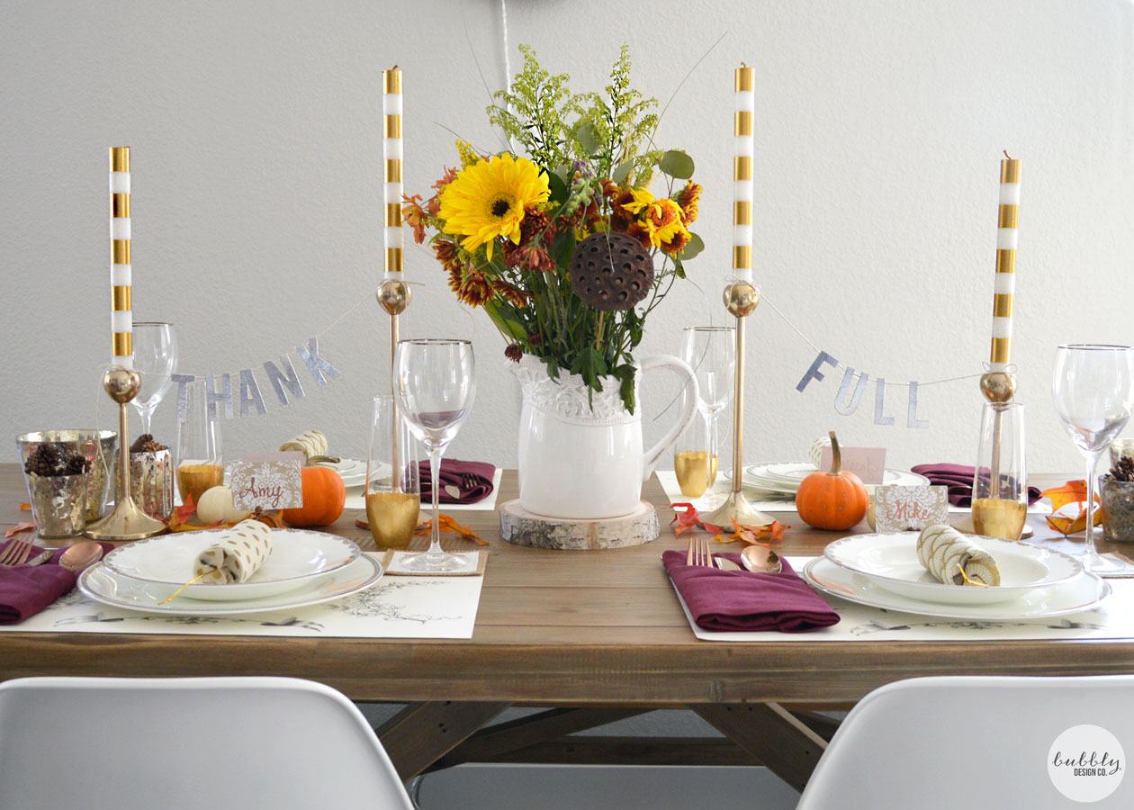 20 Thanksgiving Themed Table Setting Ideas