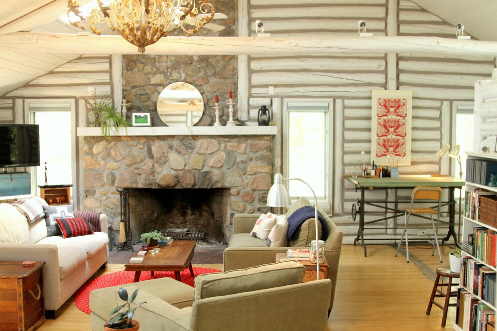 10 Gorgeous Cabin Inspired Living Room Ideas