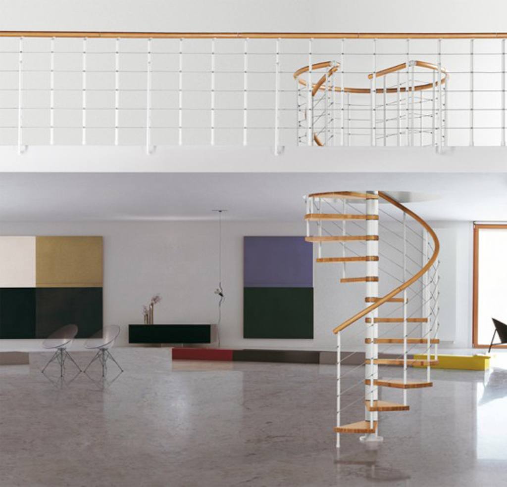 20 Homes With Beautiful Spiral Staircase Designs