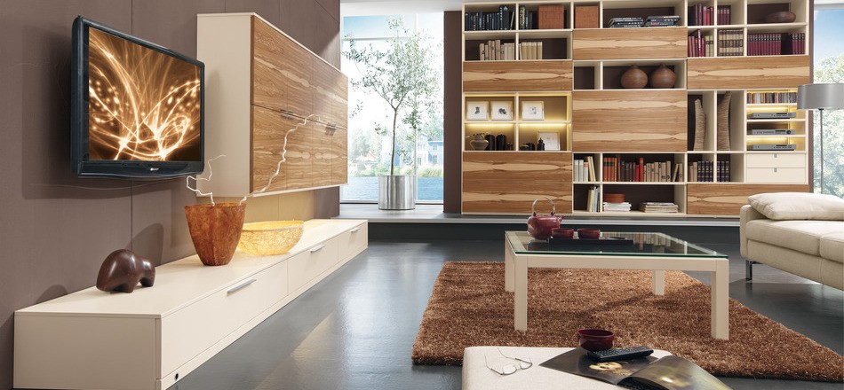 10 Living Rooms with Beautiful Bookcases