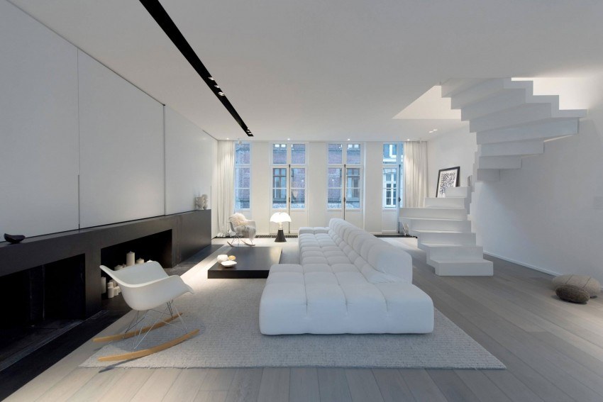 20 Beautiful All White Living Room Ideas