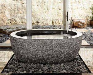20 Bathroom Designs With Stunning Stone Tubs