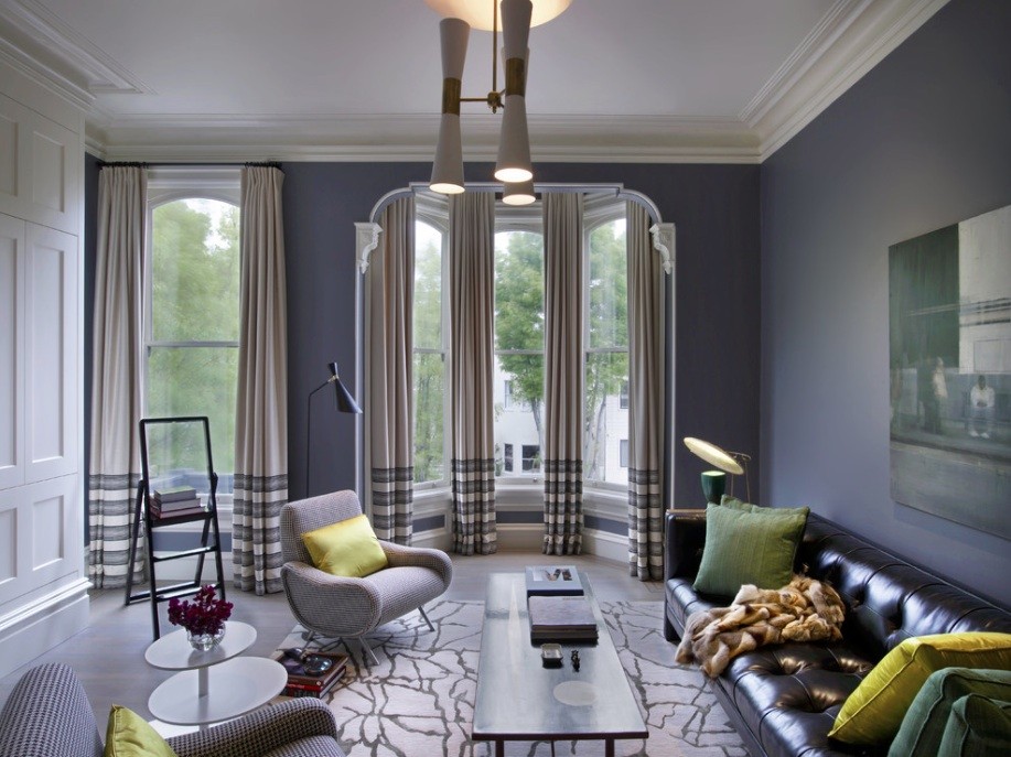 10 Gorgeous Living Rooms Featuring Matte Paint