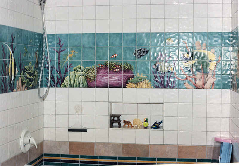 20 Amazingly Colorful Shower Tile Ideas