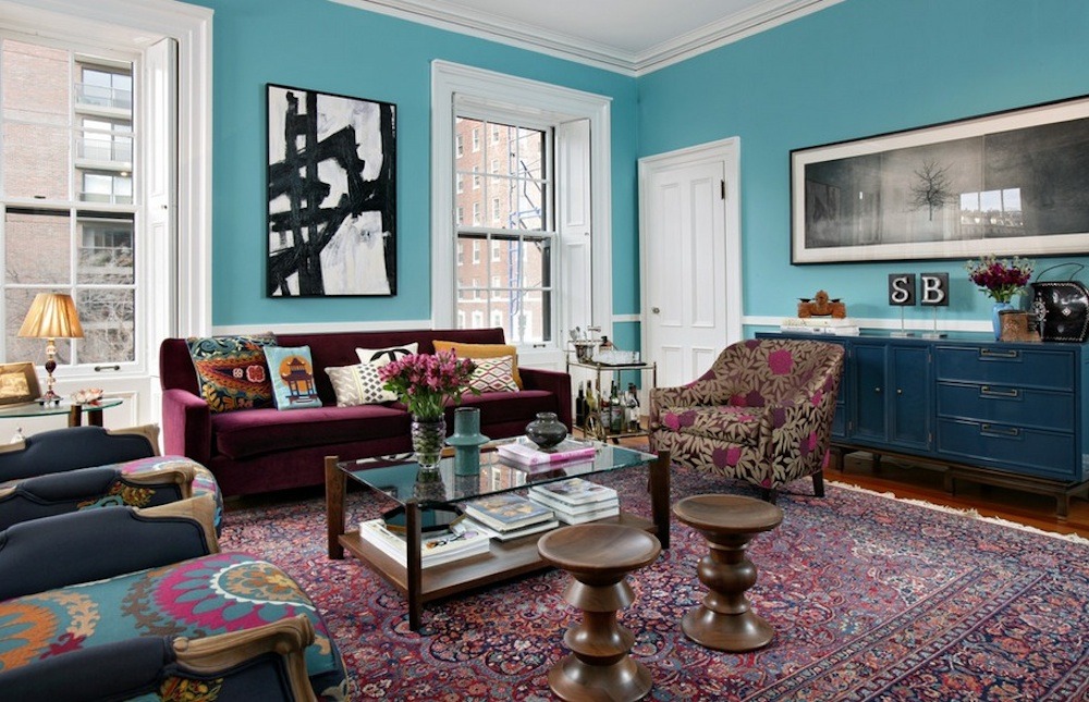 20 Living Room Designs With Split Complimentary Colors