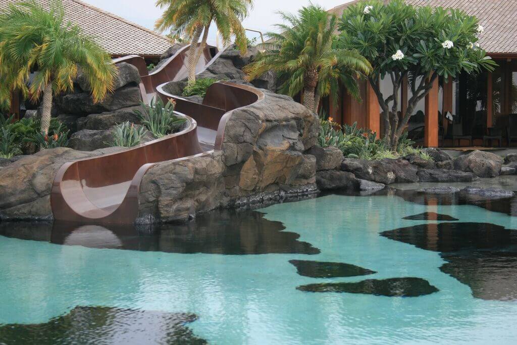 20 Backyard Swimming Pool Ideas With Water Slides
