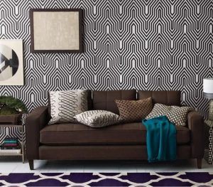 20 Living Room Designs With Geometric Patterns