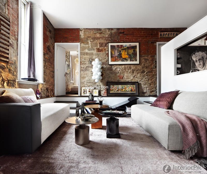 20 Exposed Brick Living Room Ideas - Housely