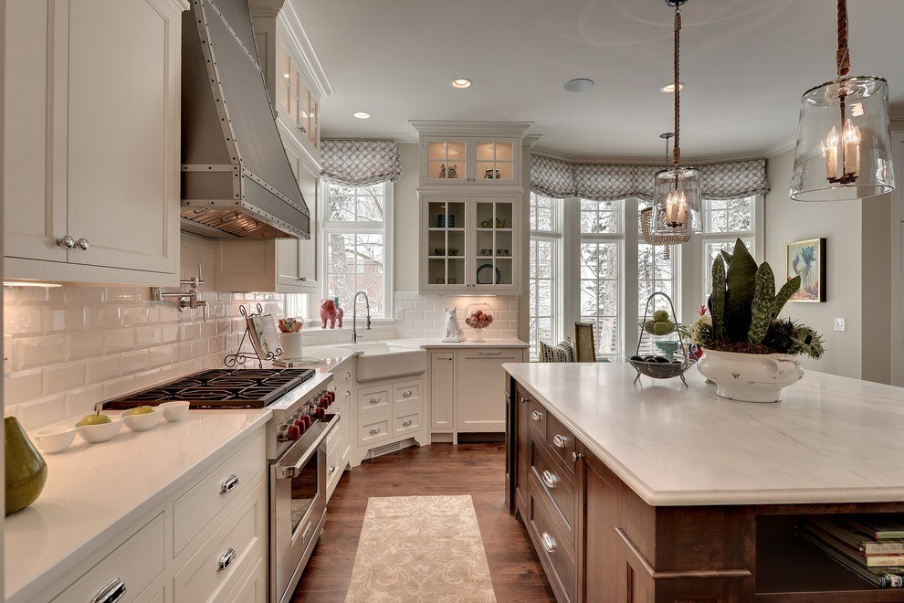 20 Gorgeous Kitchen Designs With Bay Windows - Housely