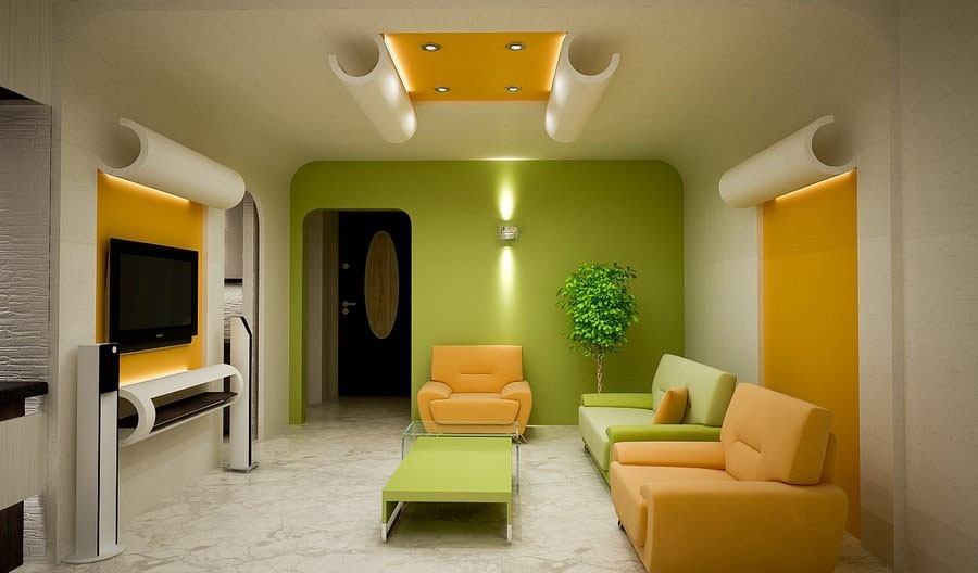 20 Living Room Designs With Bright Color Schemes - Housely