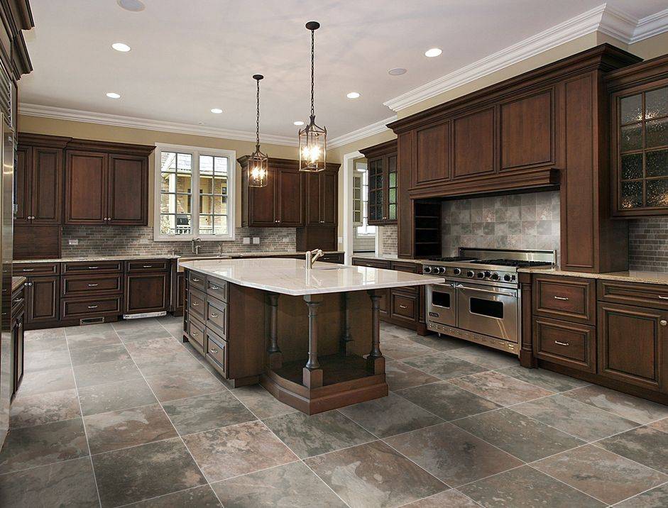 20 Kitchen Design Ideas With Stone Floors - Housely