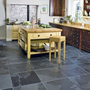 20 Kitchen Design Ideas With Stone Floors - Housely