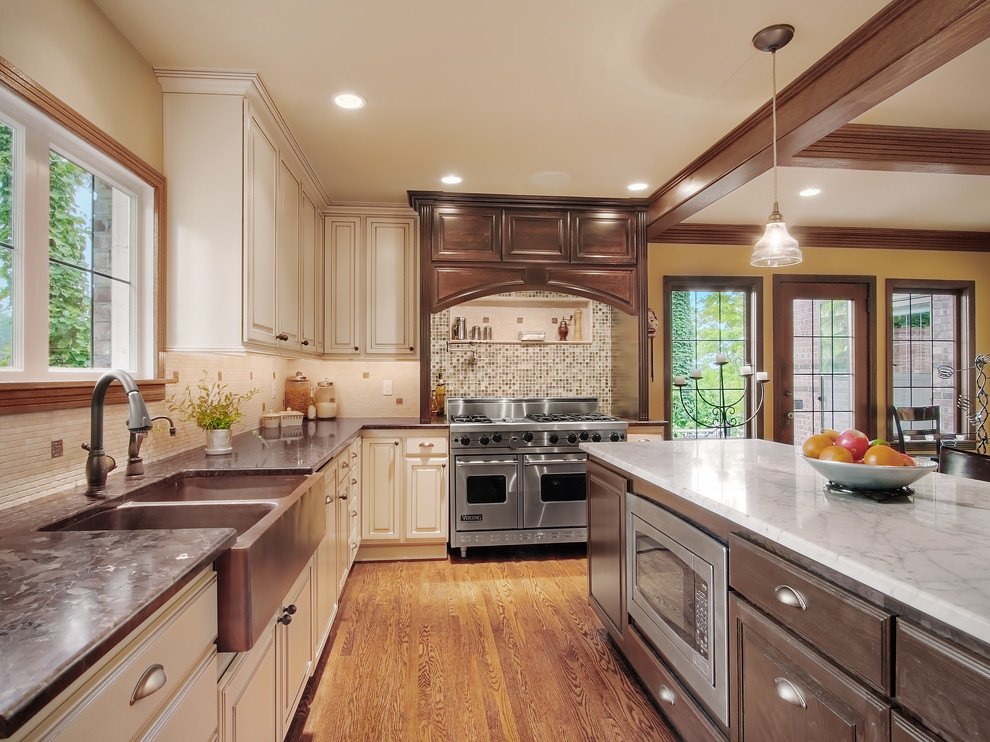 20 Kitchen Designs With Copper Sinks - Housely