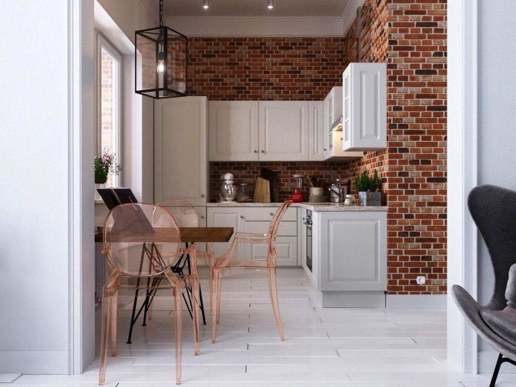 20 Kitchen Designs With Exposed Brick Walls - Housely