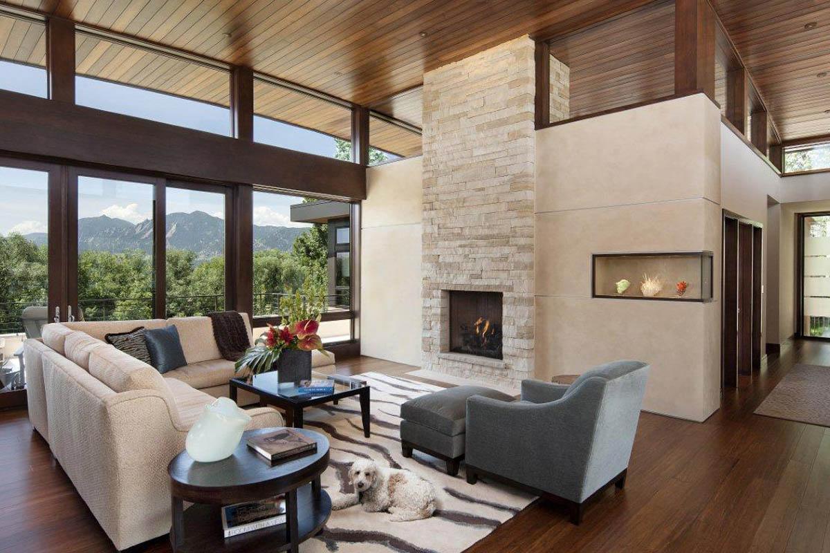 20 Living Rooms With Floor To Ceiling Windows - Housely