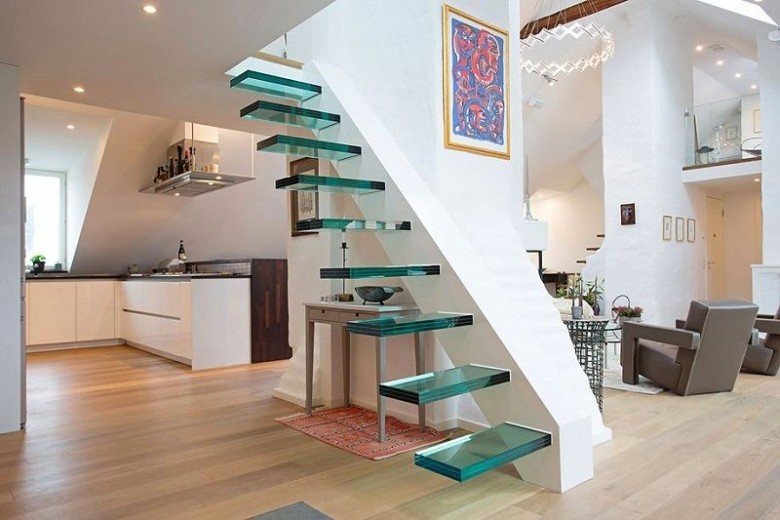 20 Of The Most Beautiful Floating Staircase Ideas - Housely
