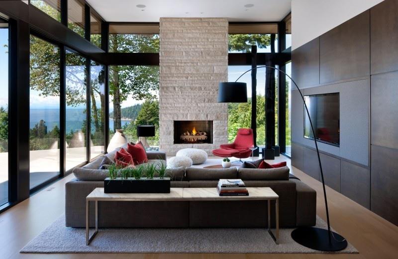 20 Living Rooms With Floor To Ceiling Windows - Housely