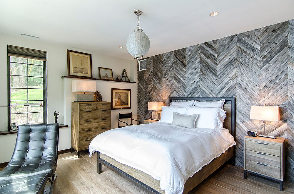 20 Bedroom Designs With Wood Walls - Housely