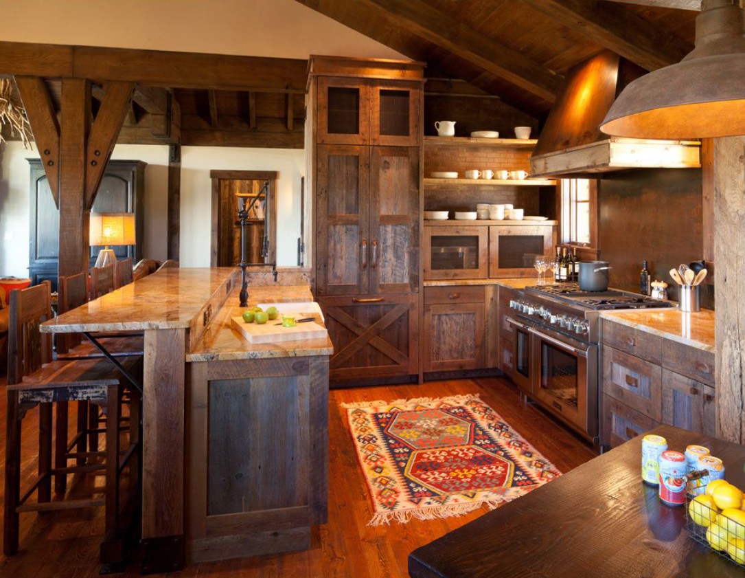 10 Of The Most Beautiful Rustic Kitchen Cabinets - Housely