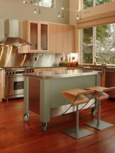 10 Amazing Rolling Kitchen Island Designs - Housely