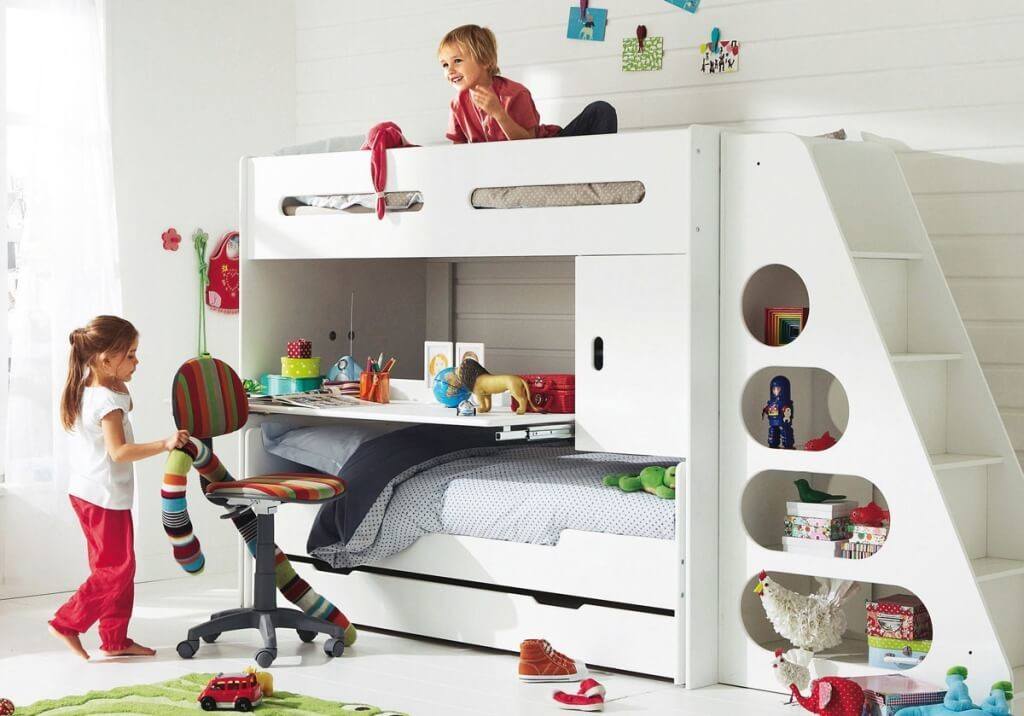 10 Space-Saving Bunk Beds With Storage - Housely