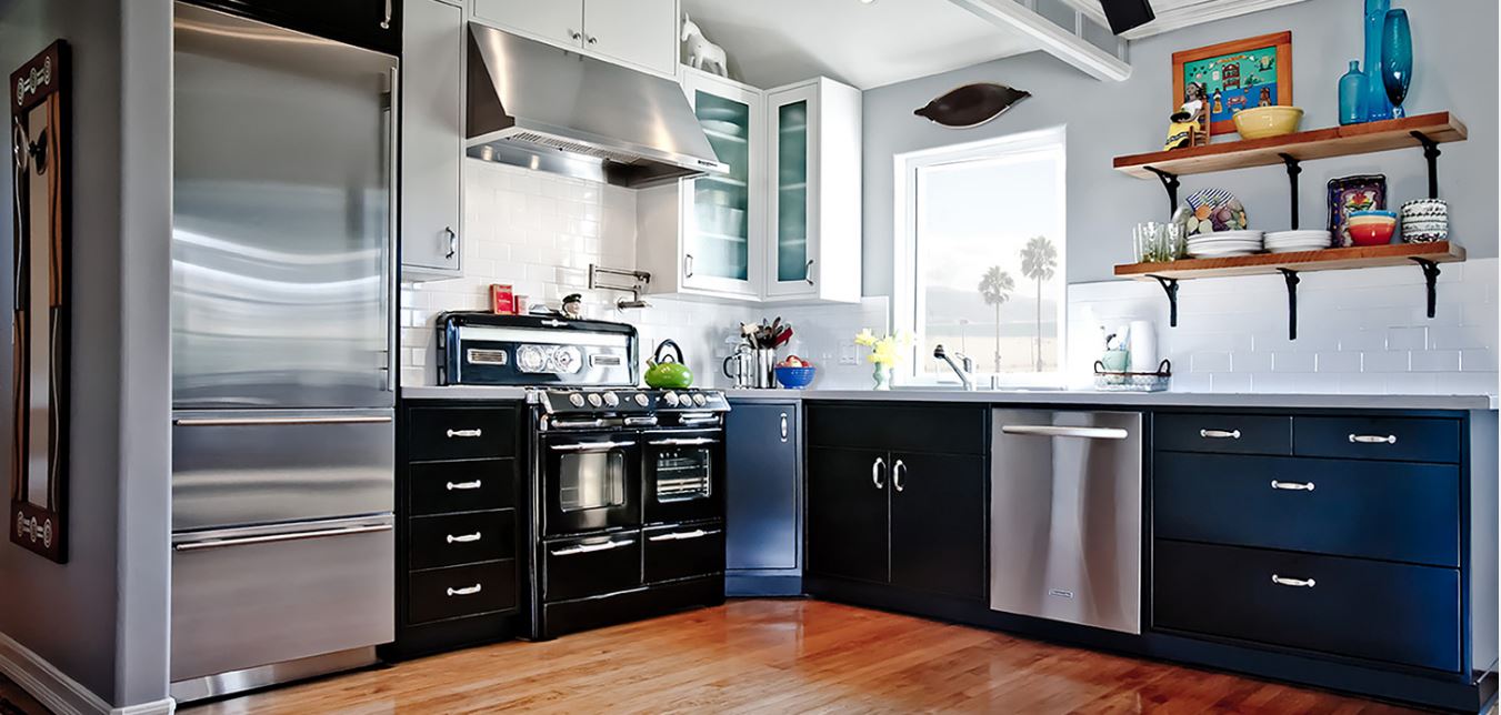 10 Stunning And Unique Metal Kitchen Cabinets - Housely