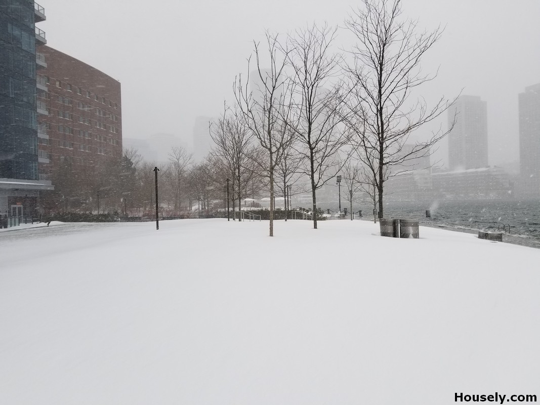 Winter Storm Grayson Causes Boston Harbor To Flood Fan Pier - Housely