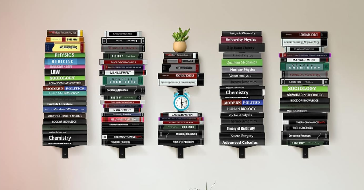 15 Wacky Storage Solutions for Book Lovers - Housely