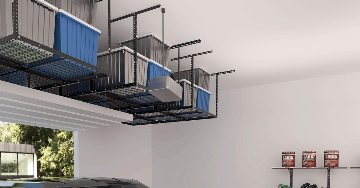 15 Smart Overhead Storage Products for a Clutter-Free Garage - Housely